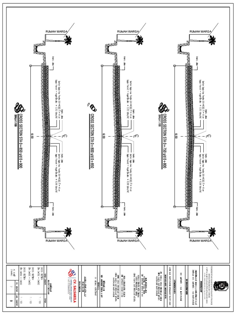 Asbul Drawing Jinisari Sta 750-900 | PDF
