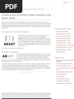 Construction Document Sheet Numbers - NCS Standard | PDF | Architect ...