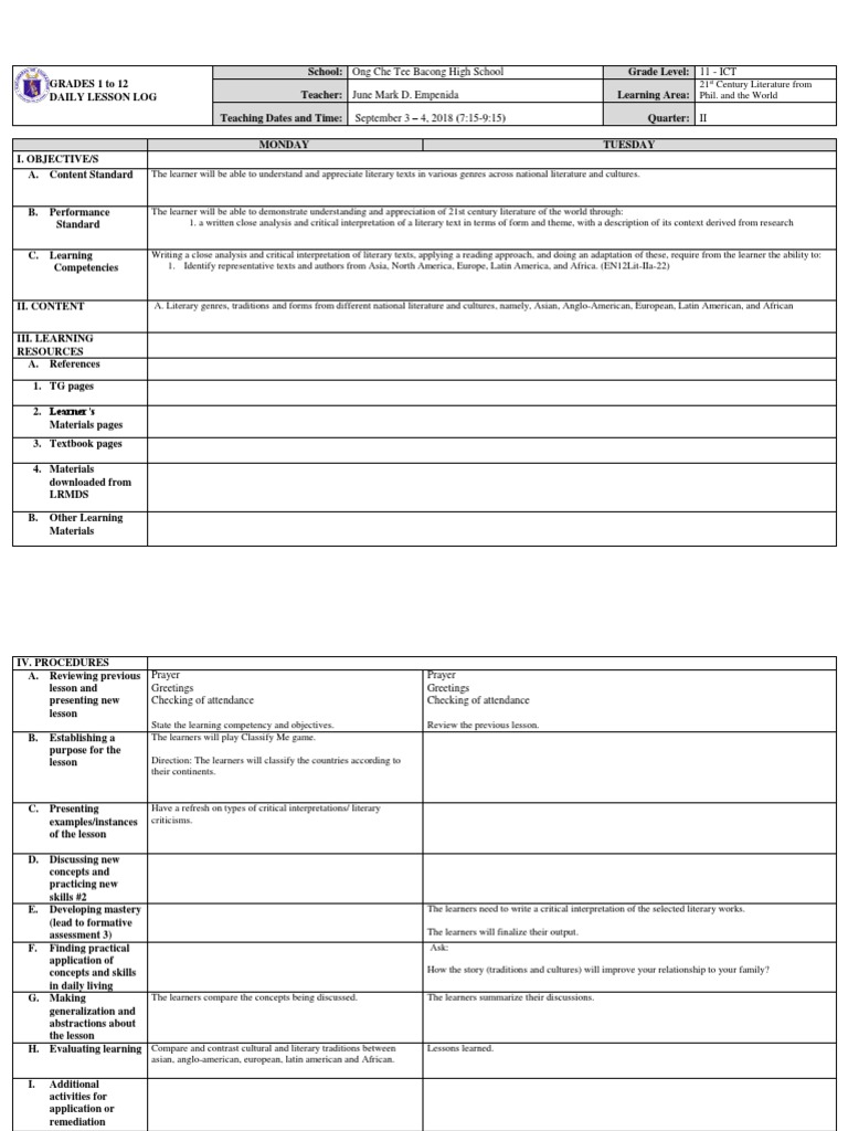 21st Century Lit. G11-ICT | PDF | Learning | Educational Technology