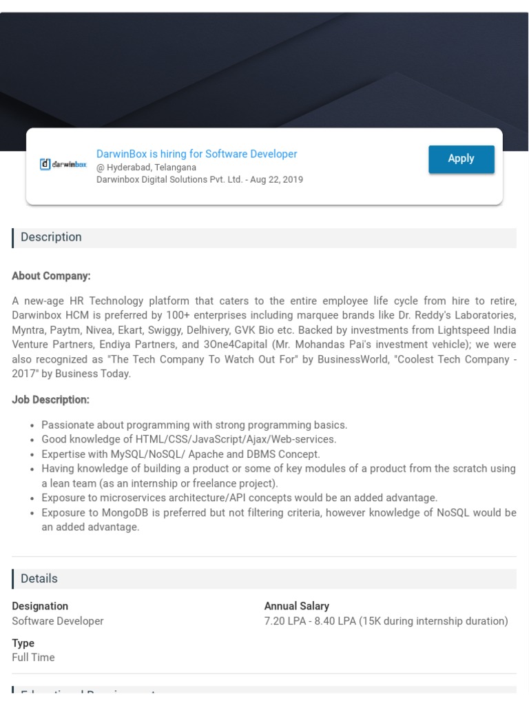 Darwin Box | PDF | Computing | Computing And Information Technology
