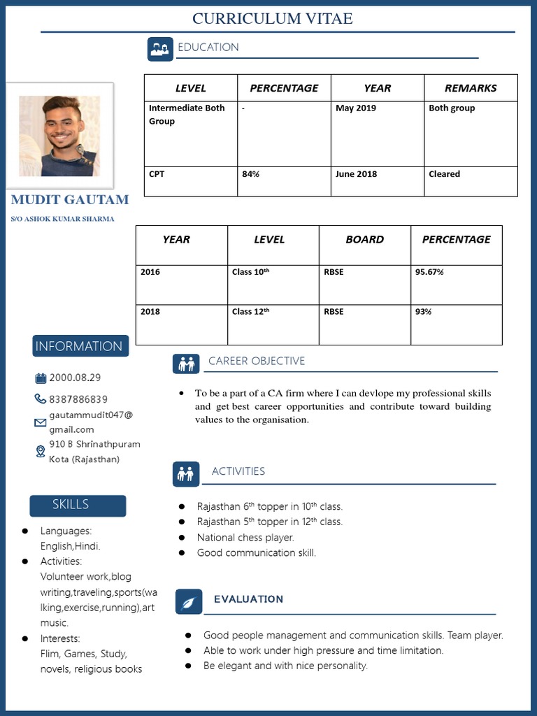 Level Percentage Year Remarks: Mudit Gautam | PDF