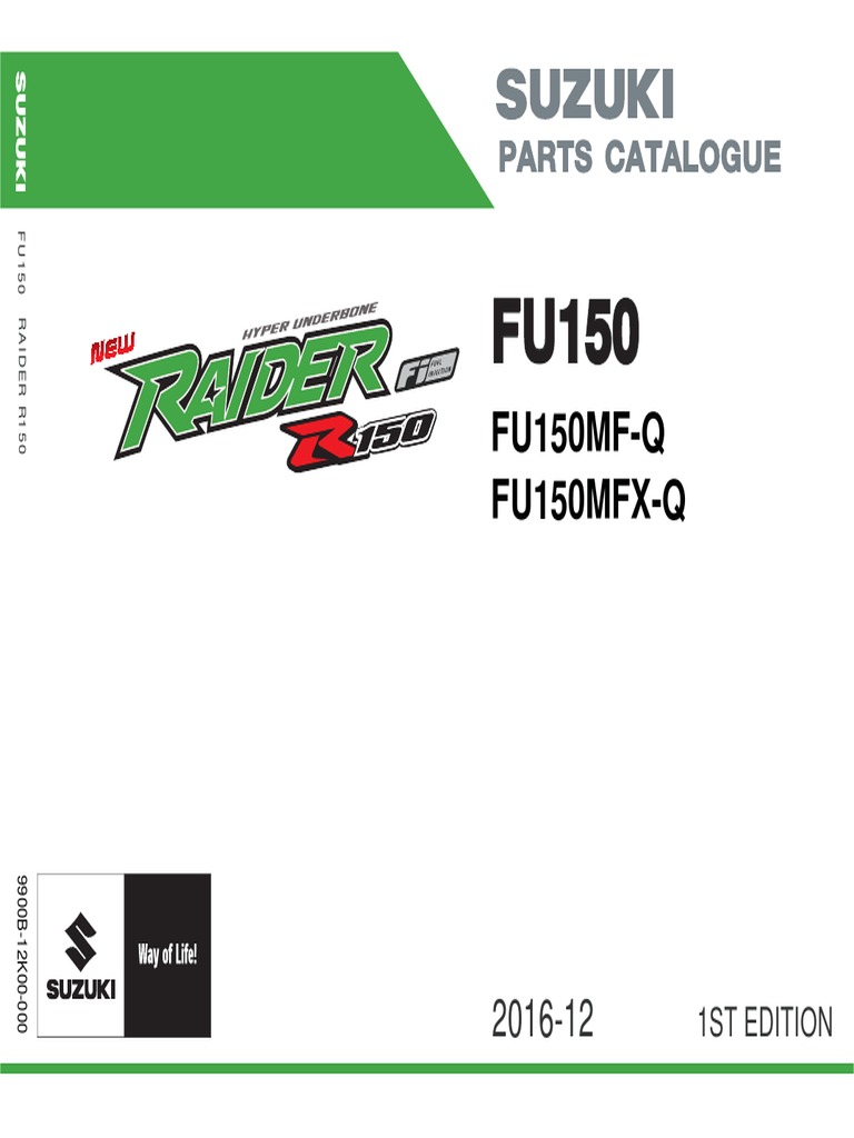 Suzuki Raider 150 FI | PDF | Internal Combustion Engine | Motor Vehicle