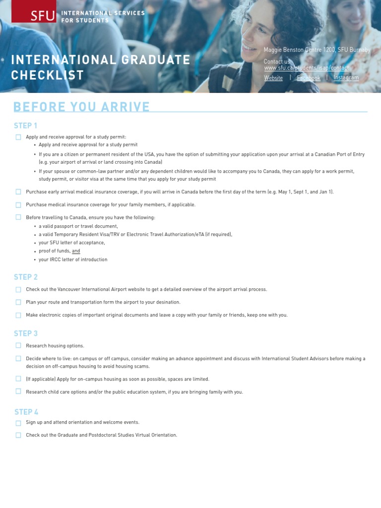 Grad Checklist | PDF | Government | Business