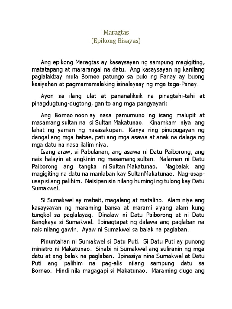 Maragtas | PDF