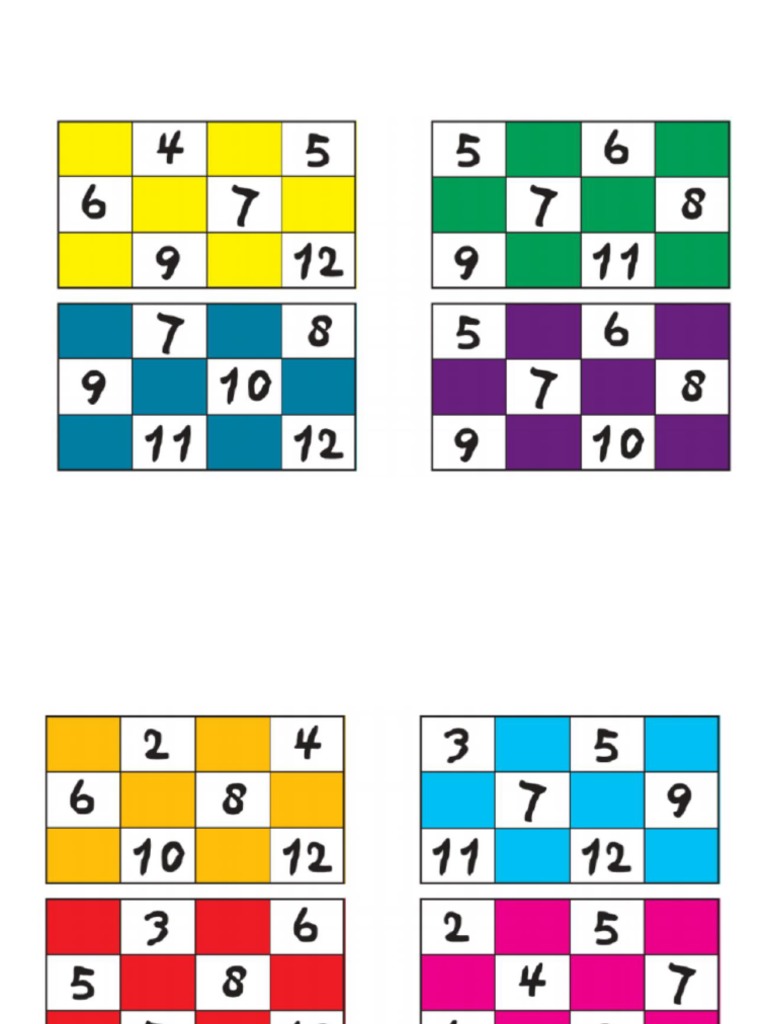 Loteria Hasta 20 | PDF