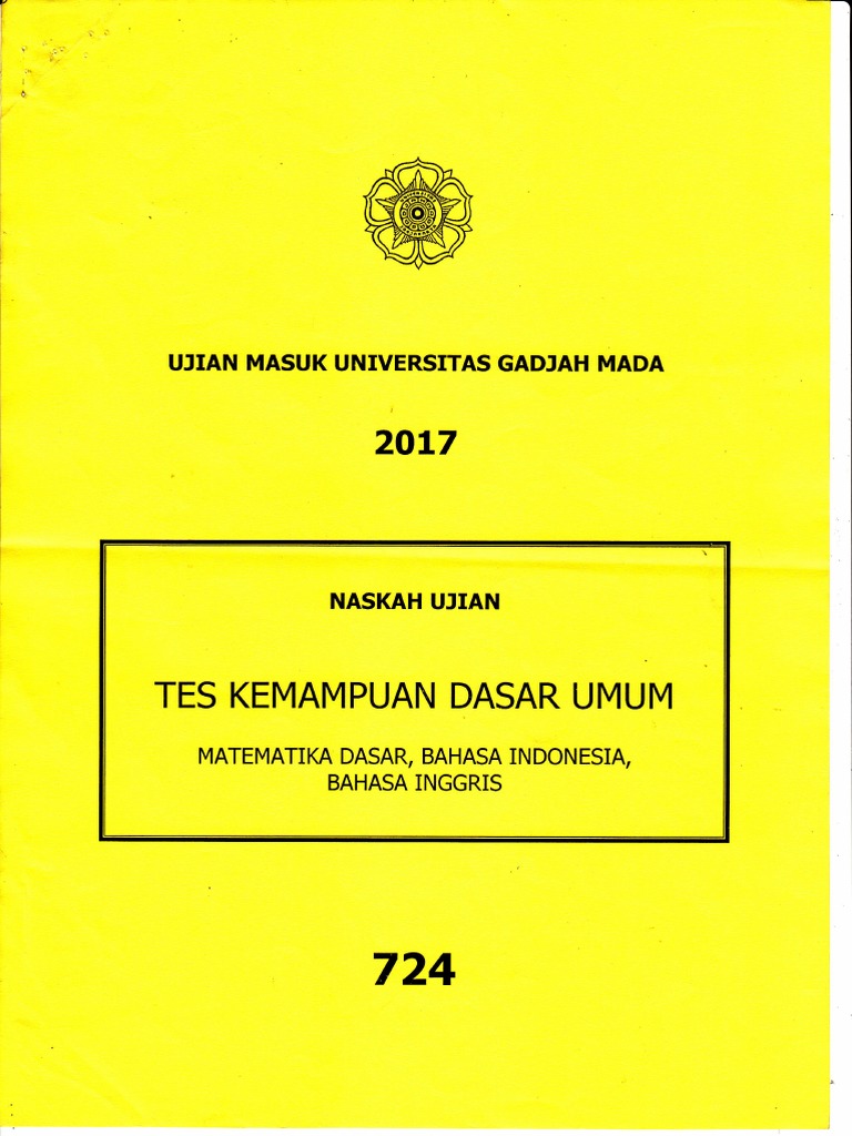 (Ugm) Tkdu 724 | PDF