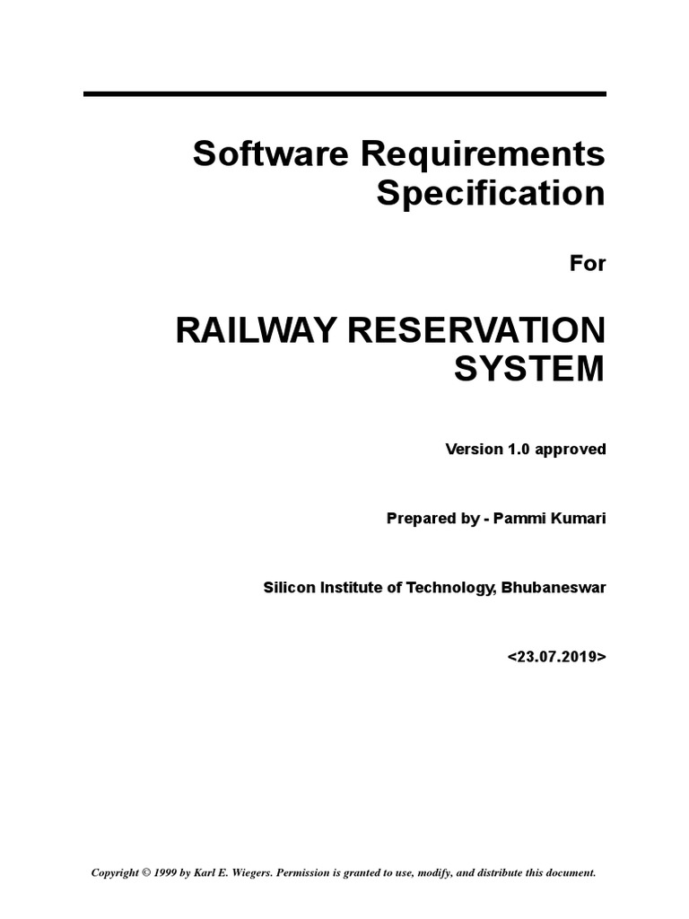 Railway Reservation System | PDF | Databases | Internet Explorer