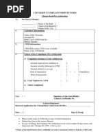 ATM & EFTPoS Dispute Form Guide | PDF | Automated Teller Machine ...