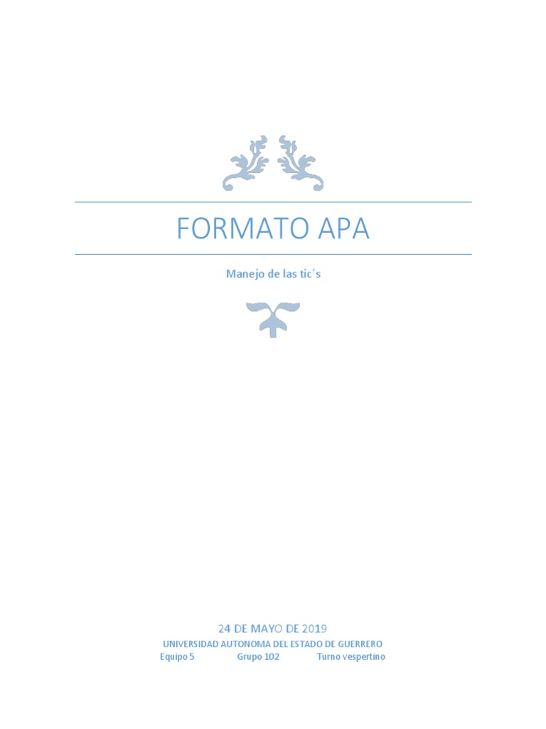 Formato Appa | PDF