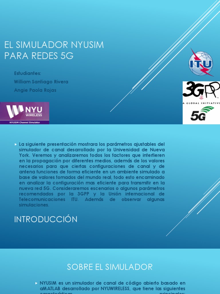 Parametros Nyusim | PDF | Antena (Radio) | Matriz (Matemáticas)