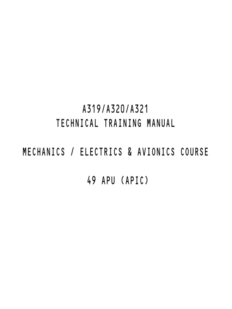 Ata 49 Apu Apic PDF | PDF | Transmission (Mechanics) | Engines