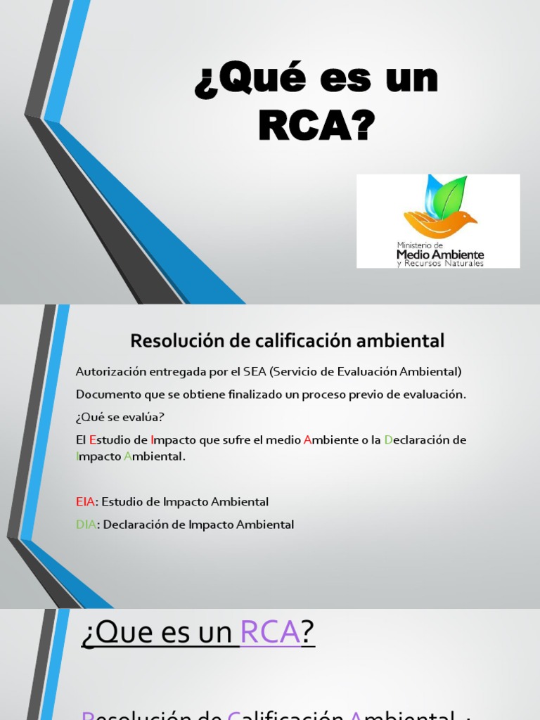 Presentacion Qué Es Un RCA