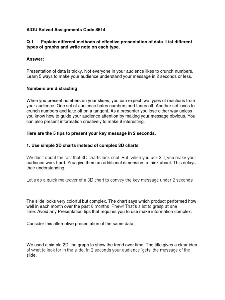 AIOU Solved Assignments Code 8614 | PDF | Normal Distribution | Level Of Measurement