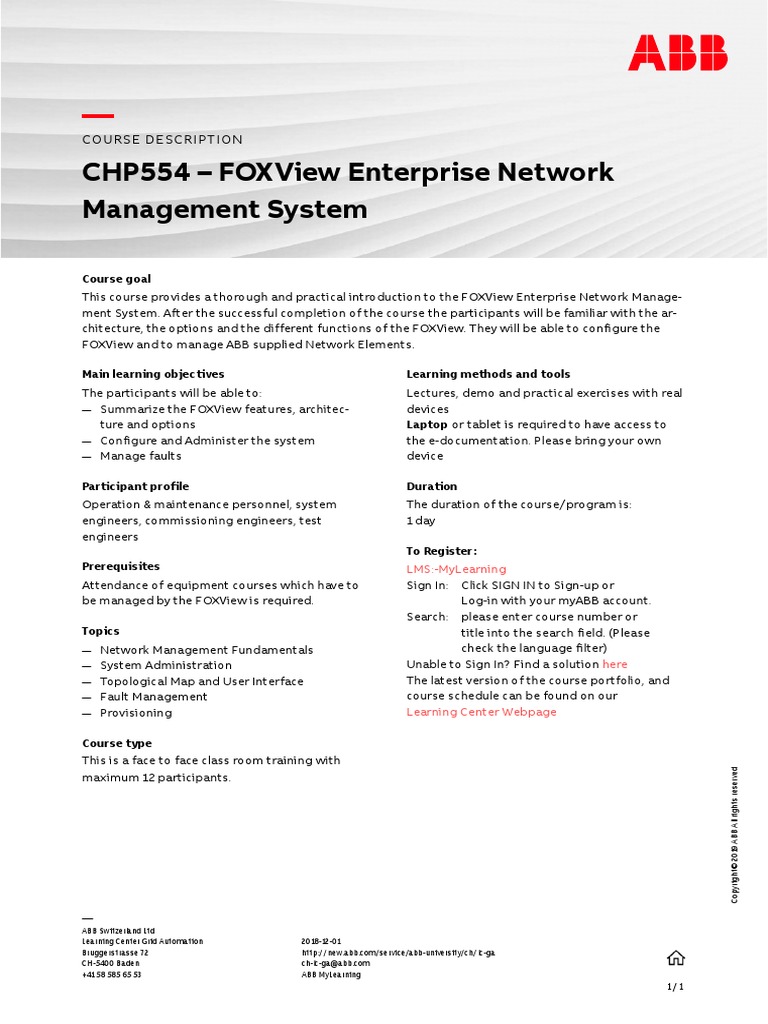 CHP554 - FOXView Enterprise Network Management System | Download Free ...