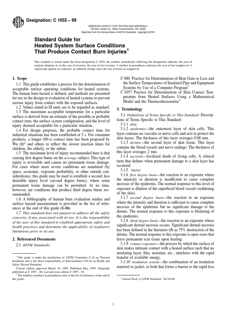 Astm C1055-03 | PDF | Heat Transfer | Building Insulation