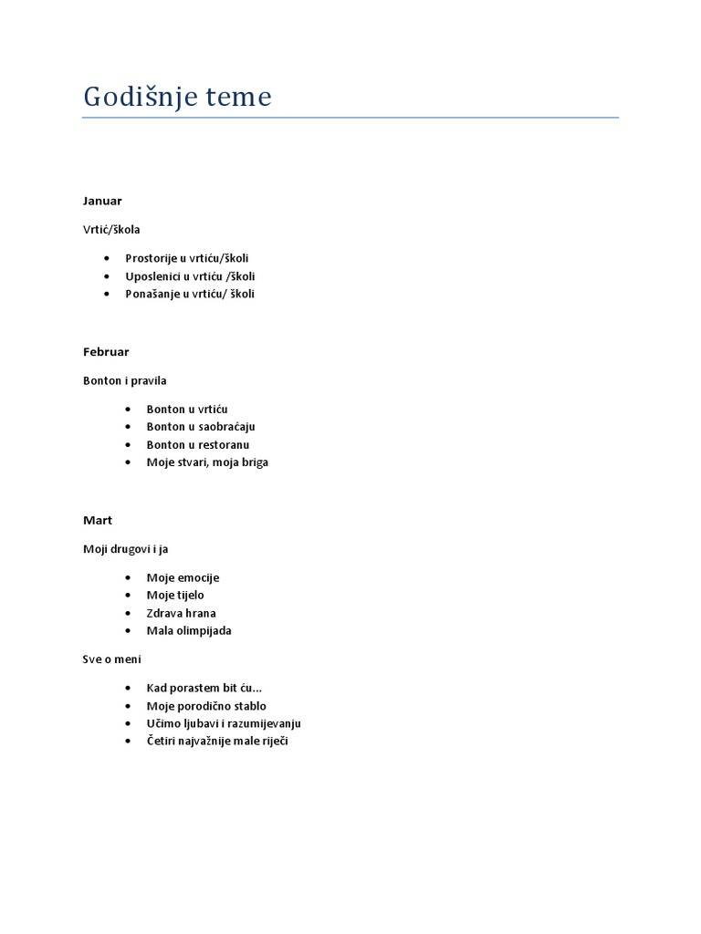 Godišnje Temee | PDF