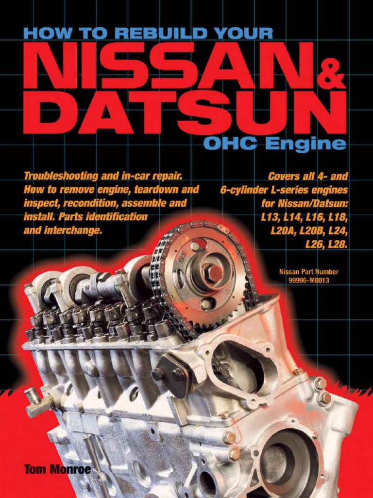 How To Rebuild Your Nissan & Datsun OHC Engine PDF | PDF | Internal ...