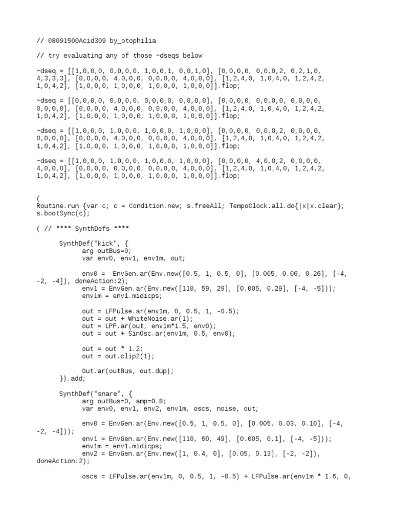 Acid Otophilia | PDF | Sound Technology | Music Technology