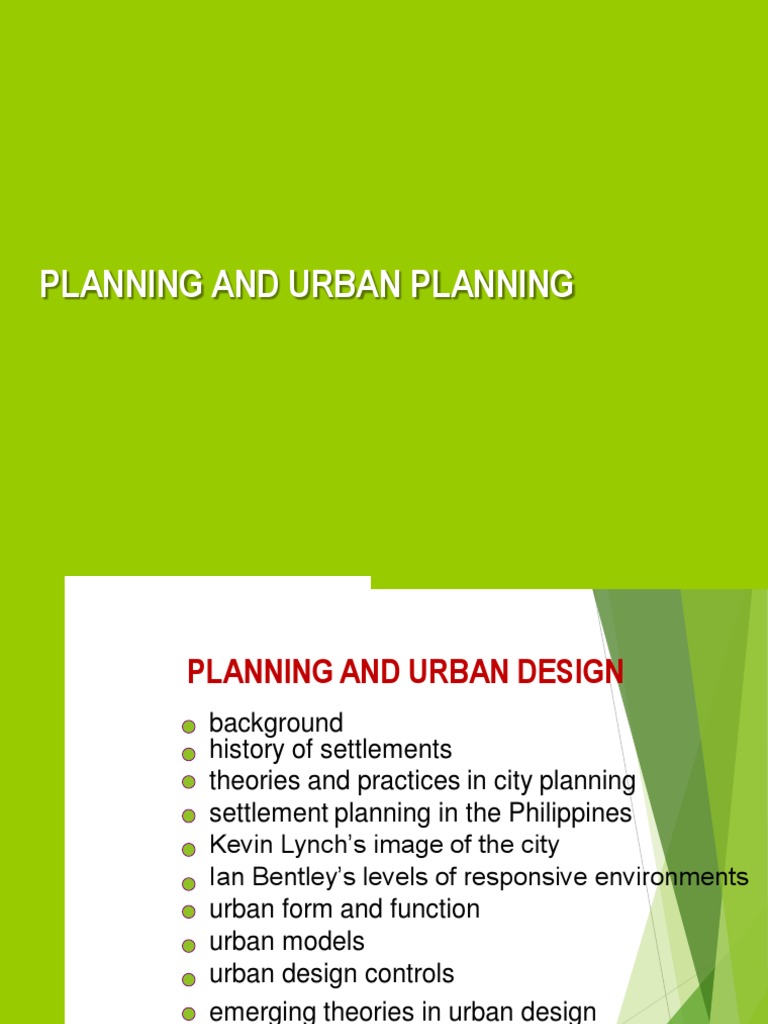 Urban Planning | PDF | Metro Manila | Urban Renewal