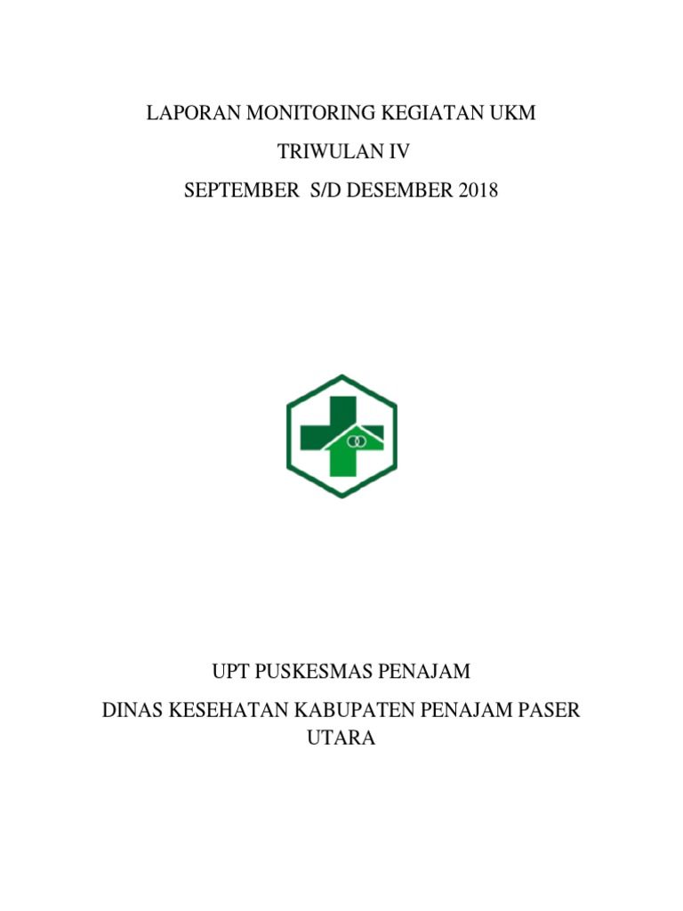 Laporan Monitoring Kegiatan Ukm Triwulan IV | PDF