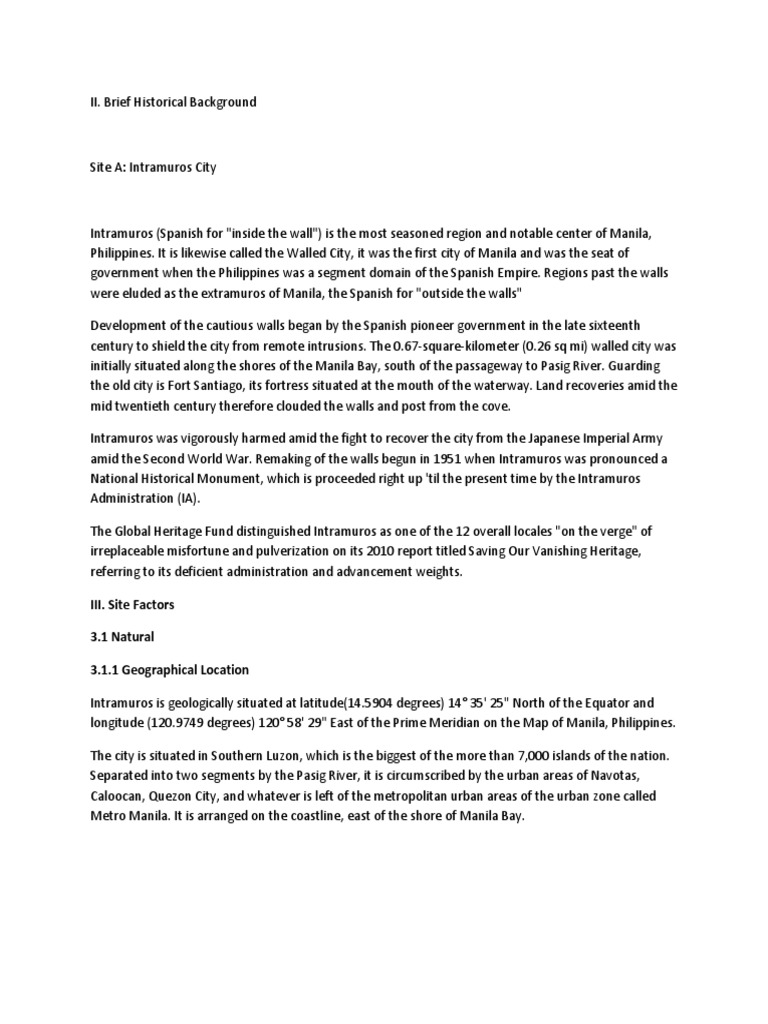Case Study | PDF | Manila | Physical Geography