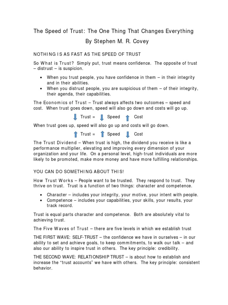 The Speed of Technology | PDF | Trust (Emotion) | Credibility