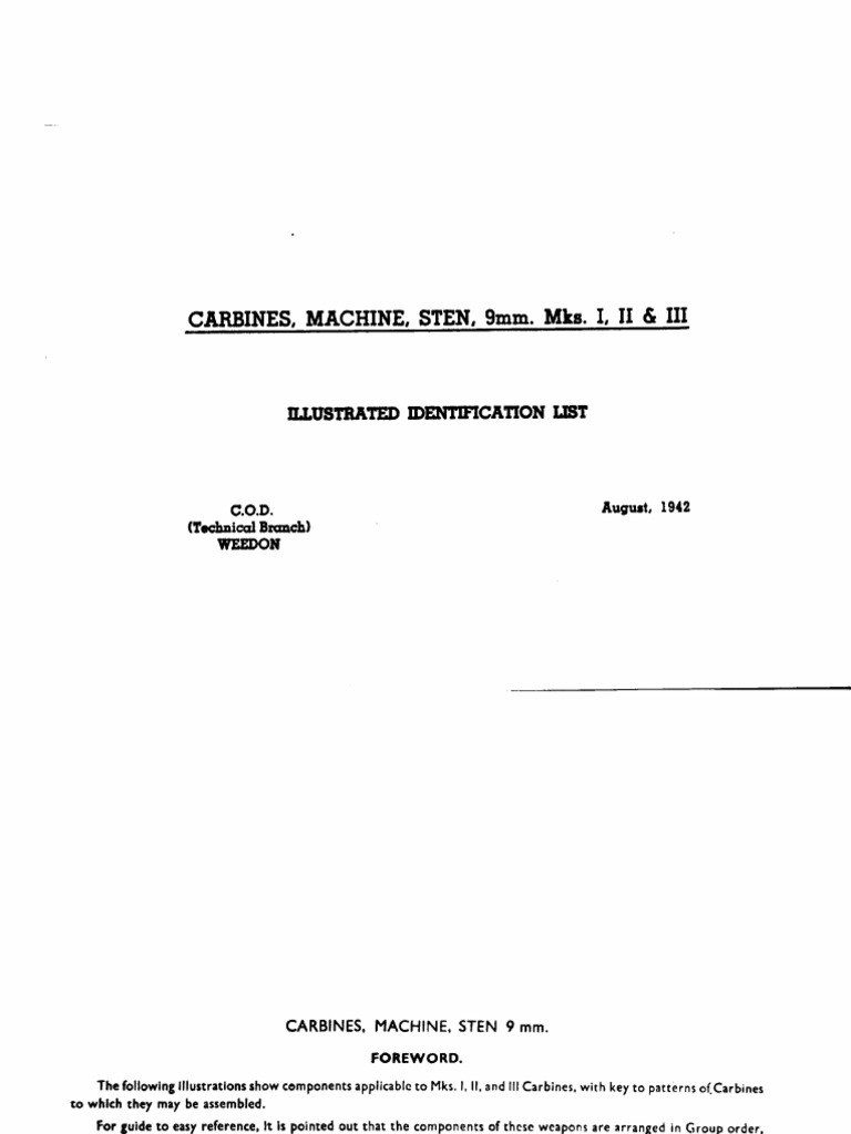 Sten ID | PDF | Foreign Language Studies | Home & Garden