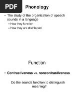 Today: What Is Phonology? Contrastive vs. Non-Contrastive Sounds ...