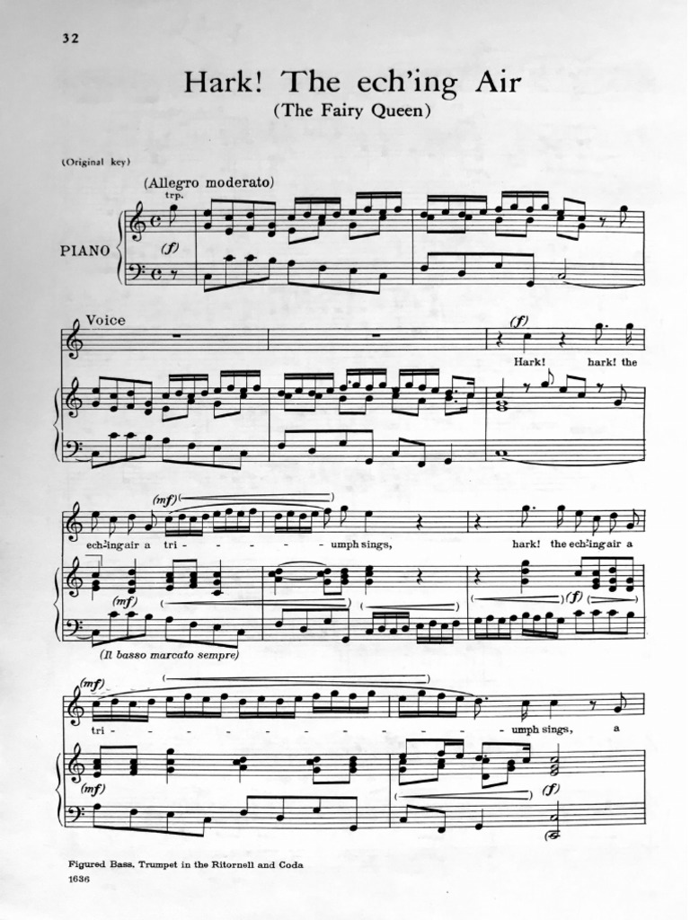 Hark The Echoing Air | PDF