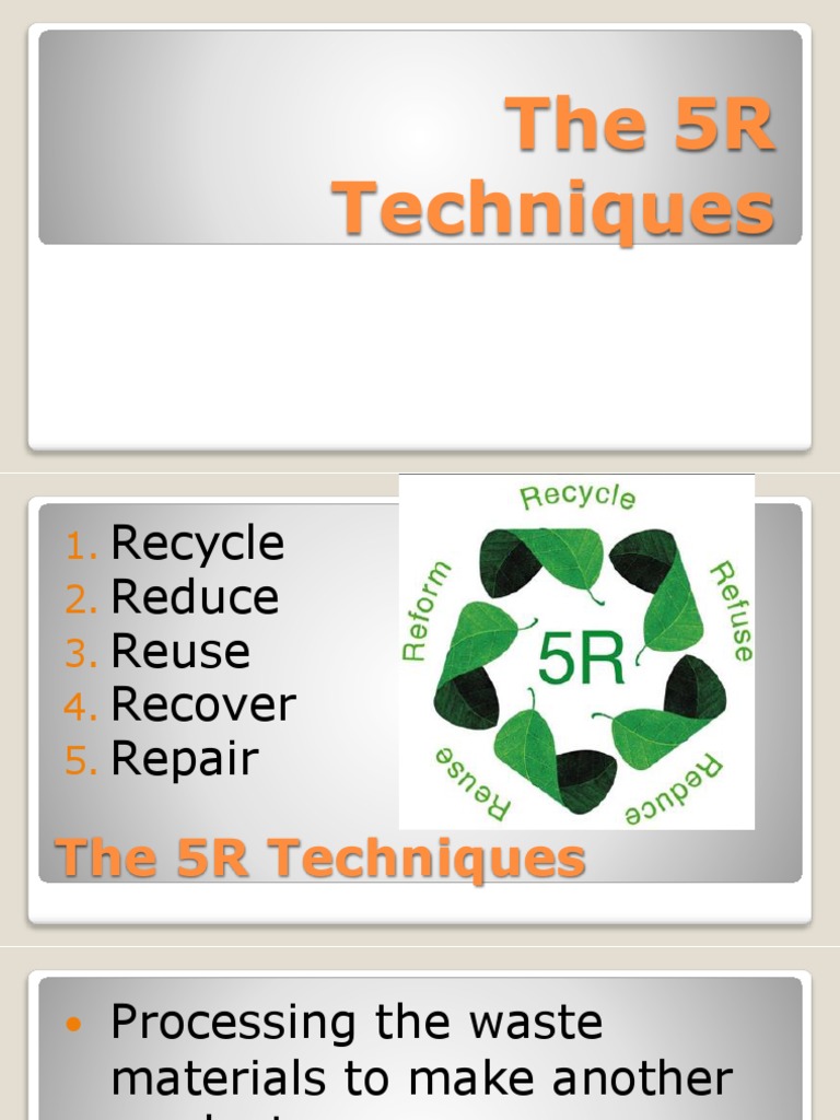 The 5R Techniques | PDF