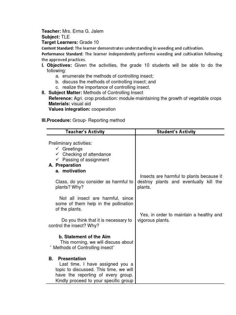 Lp-Methods of Controlling Insect | PDF | Insects | Insecticide