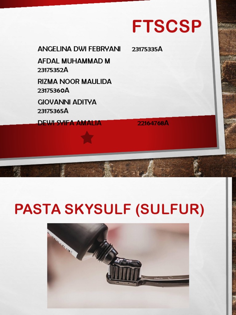 TUGAS FTSCSP KEL. PASTA (SULFUR) Teori 1 | PDF