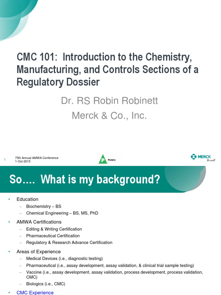 CMC Overview | PDF | Assay | Chemistry