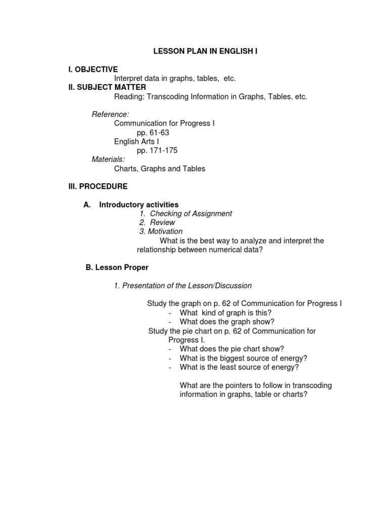 Interpreting Data: An Analysis of Graphs, Tables, and Charts in English ...