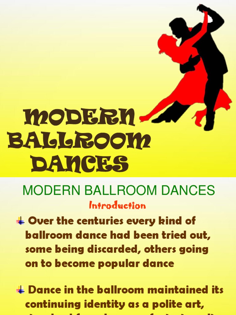 Modern Standard Dance | PDF | Tango | Ballroom Dance