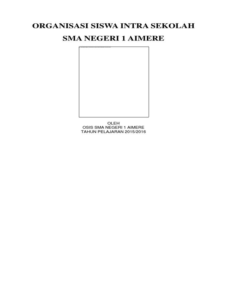 Buku Panduan Osis | PDF