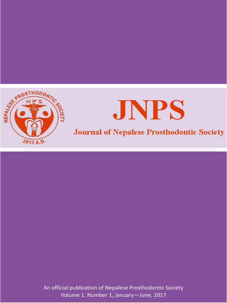 Jnps Cover | PDF | Publishing | Written Communication