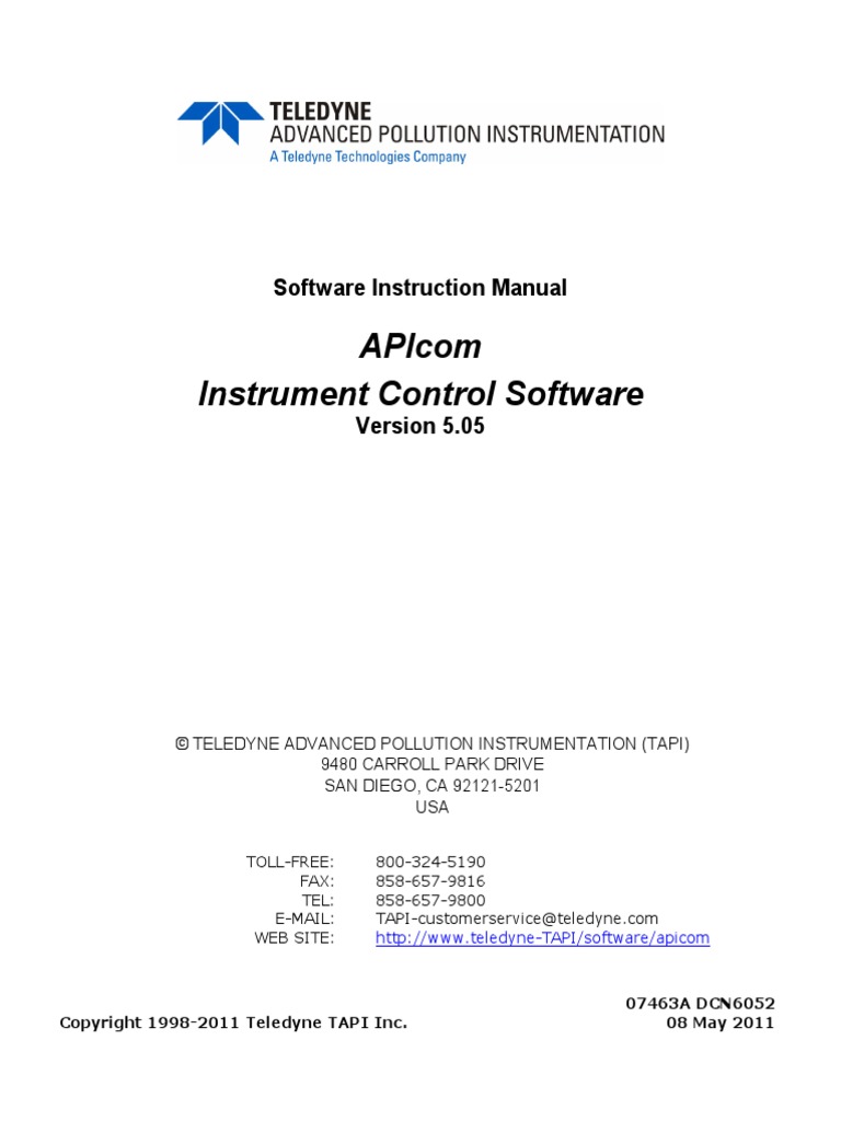 07463a Apicom V 5.05 Manual | PDF | Computer File | License
