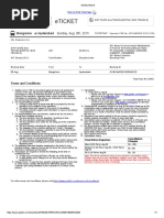 Bus Ticket Format Template in Word | PDF