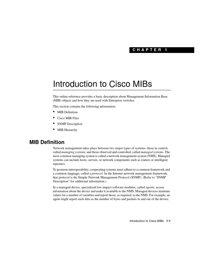 All About Mib | PDF | Computer Network | Networking Standards