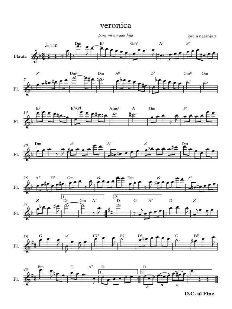 Veronica - Partitura Completa | PDF
