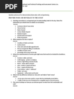 Sequence of Table Service (Script) | PDF | Waiting Staff | Hospitality ...