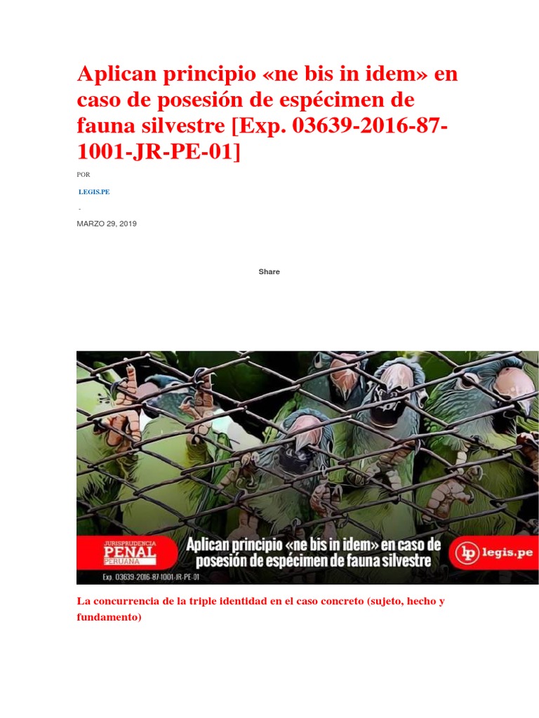 En Qué Consiste El principioNE BIS IN IDEM | PDF | Debido al proceso | Res Judicata