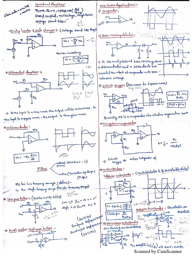Analog Short Notes | PDF