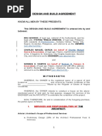 Architect-Client Contract | PDF | Architect | General Contractor