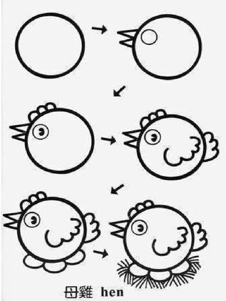 How To Draw Circle Animals PDF | PDF