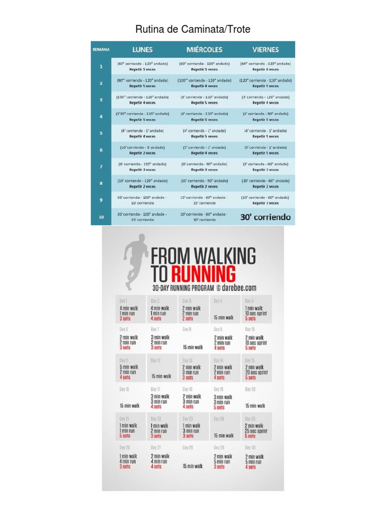 Rutina de Caminata | PDF | Ejercicio físico | Recreación