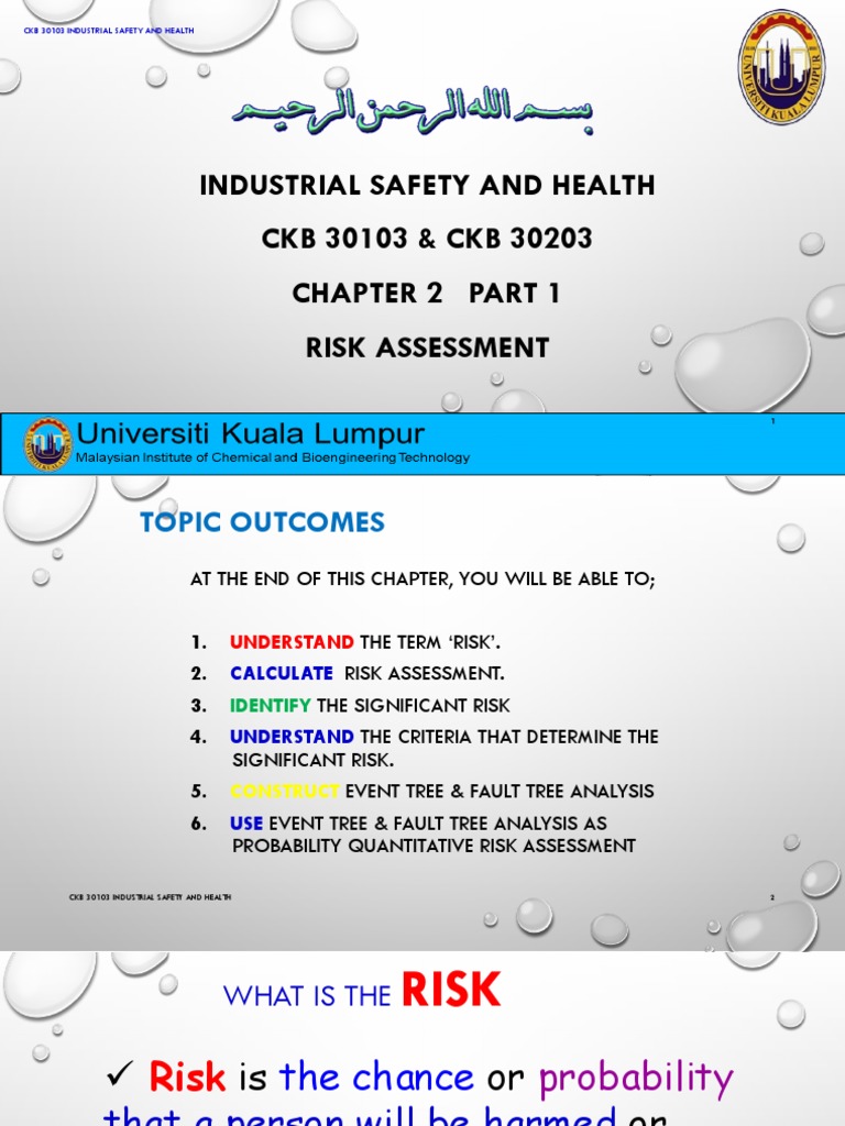 C2 Part 1 Ind Safety and Health | PDF | Risk Assessment | Risk