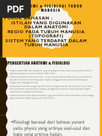 Terminologi dalam Anatomi Manusia | PDF