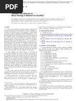 ASTM E290 | PDF | Fracture | Bending